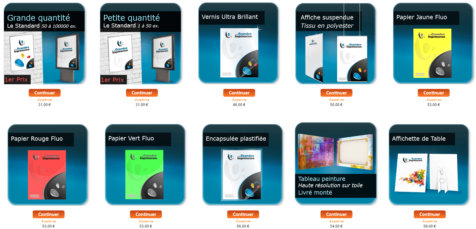 Affiche publicitaire : commande et devis sur internet - Imprimerie Affiche